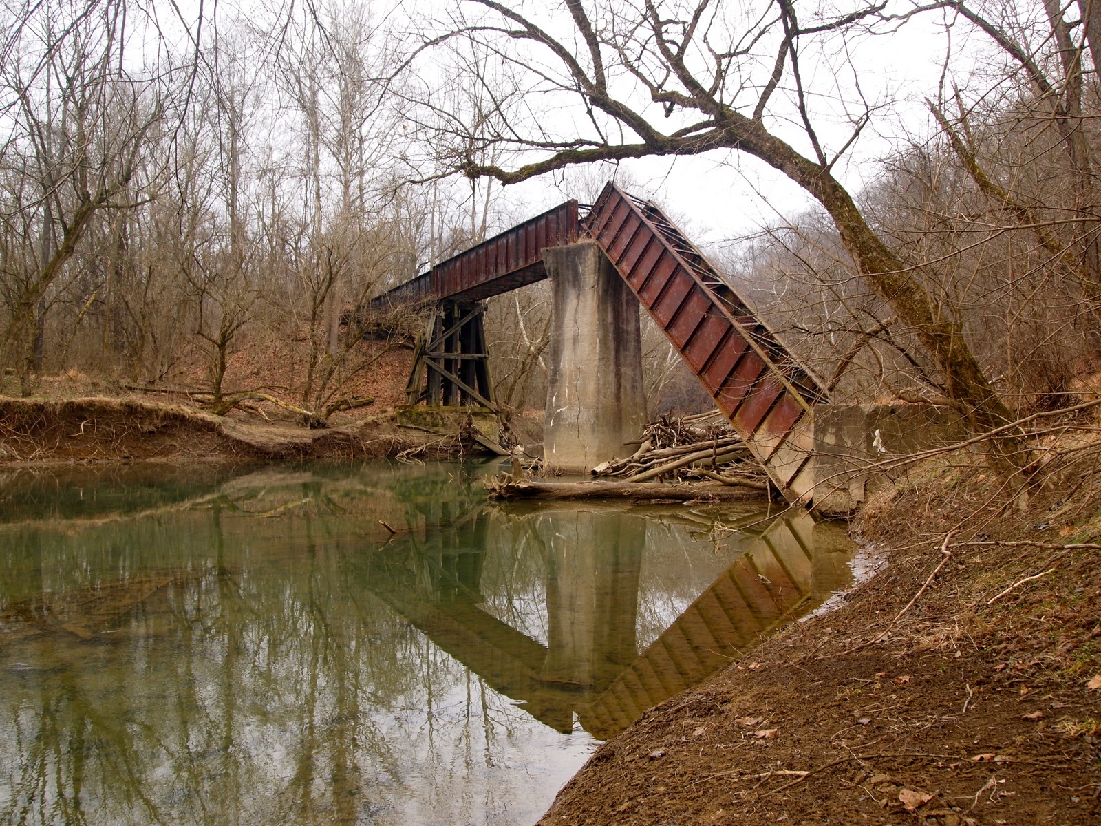 SWPA Rural Exploration: Abandoned Mather PA Mine Railroad Bridge