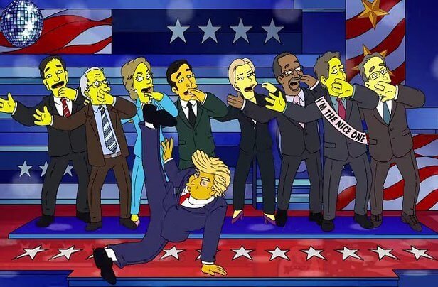 Kartun The Simpsons Ramal Donald Trump Jadi Presiden 16 Tahun Lalu ...