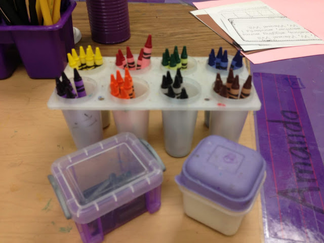 KFUNdamentals: Kindergarten Classroom Crayon Organizer for Tables