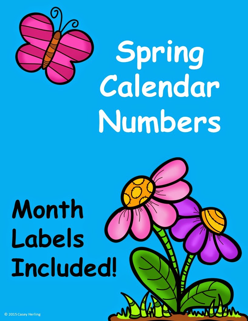 The Best of Teacher Entrepreneurs III: Math Lesson - "Spring Calendar ...