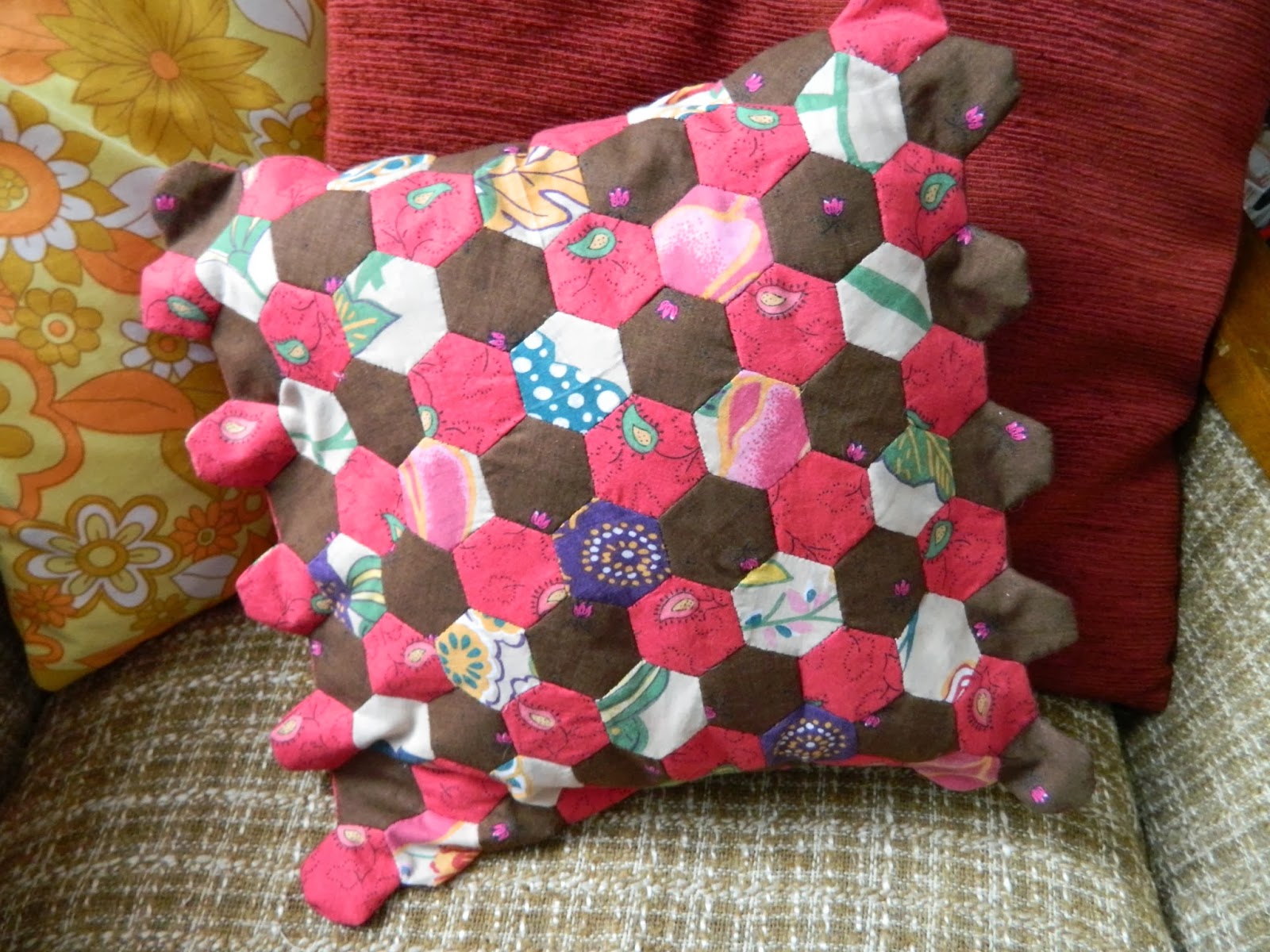 Alix Beech: Patchwork Cushion - Finished