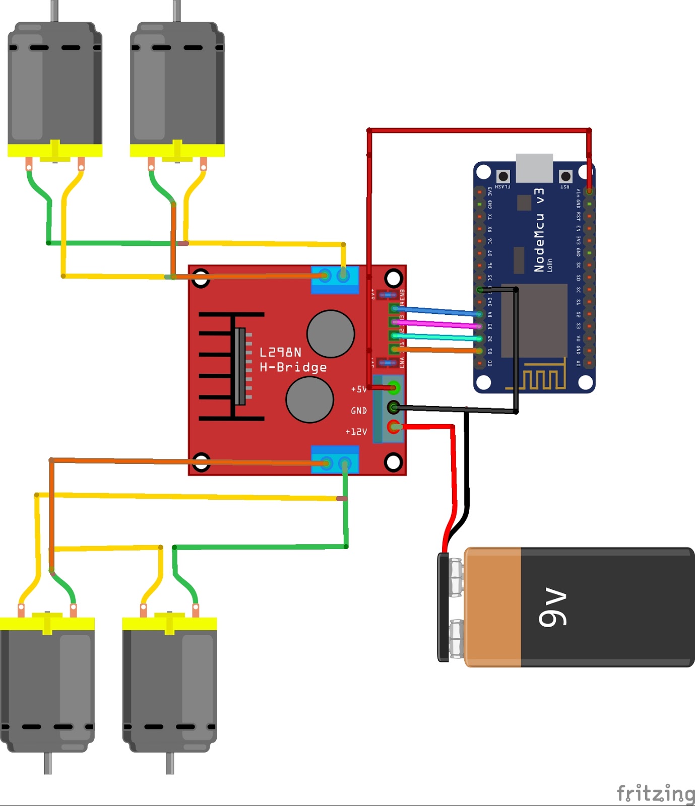 Experimented Circuits: IOT Based Accelerometer Sensor controlled Robot ...