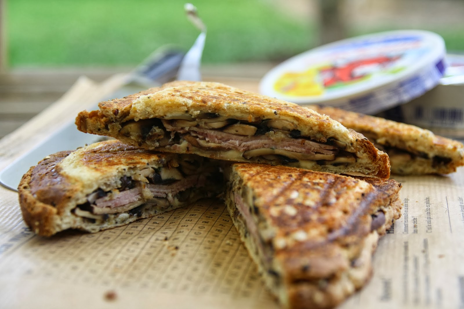 Parmesan et Paprika: Croque-Monsieur champignons, dinde et fromage La ...