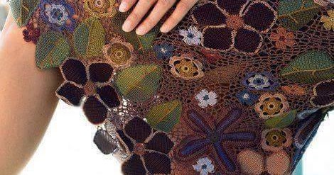 FUSTE CROSETATE ROMANIA: Fusta Crosetata Manual Dantela Irlandeza ...