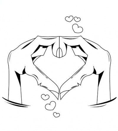 Jocuri pentru copii mari şi mici: Fise de colorat de ziua indragostitilor