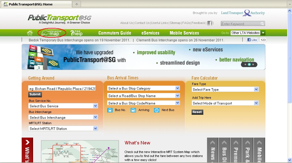 OneMap.sg: PublicTransport@SG's Interactive OneMap! [Part 1]