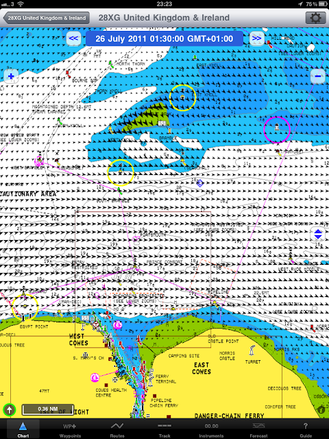 Yacht Arabella: iPad Marine Navigation