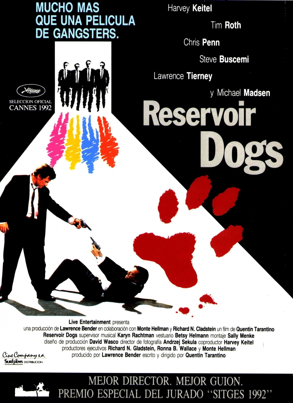 The Geeky Nerfherder: Movie Poster Art: Reservoir Dogs (1992)