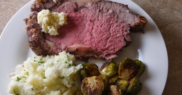 Clockwatching Tart: Small Prime Rib Roast for Two