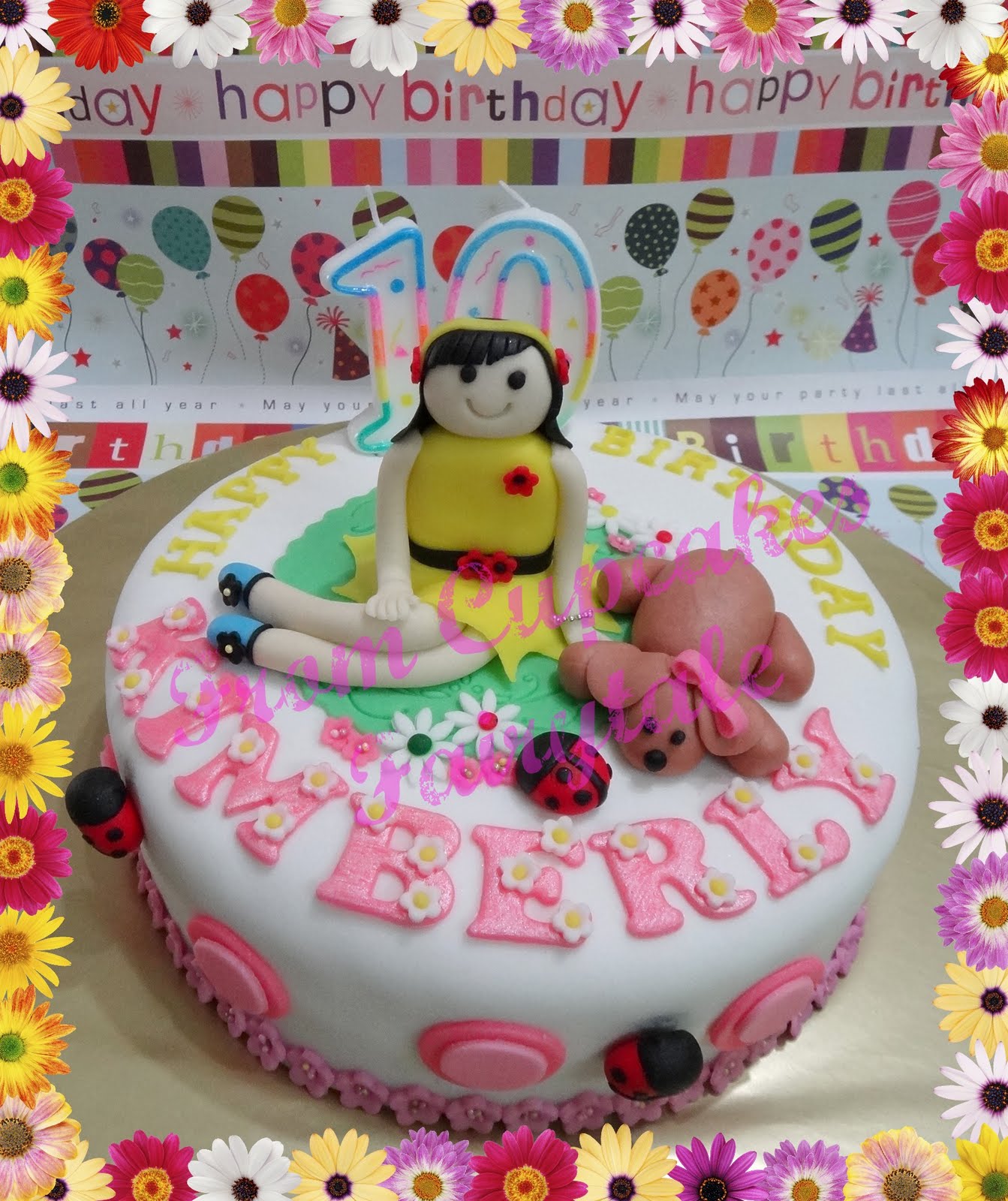Cupcakes Fairytale: KIMBERLY'S BIRTHDAY CAKE
