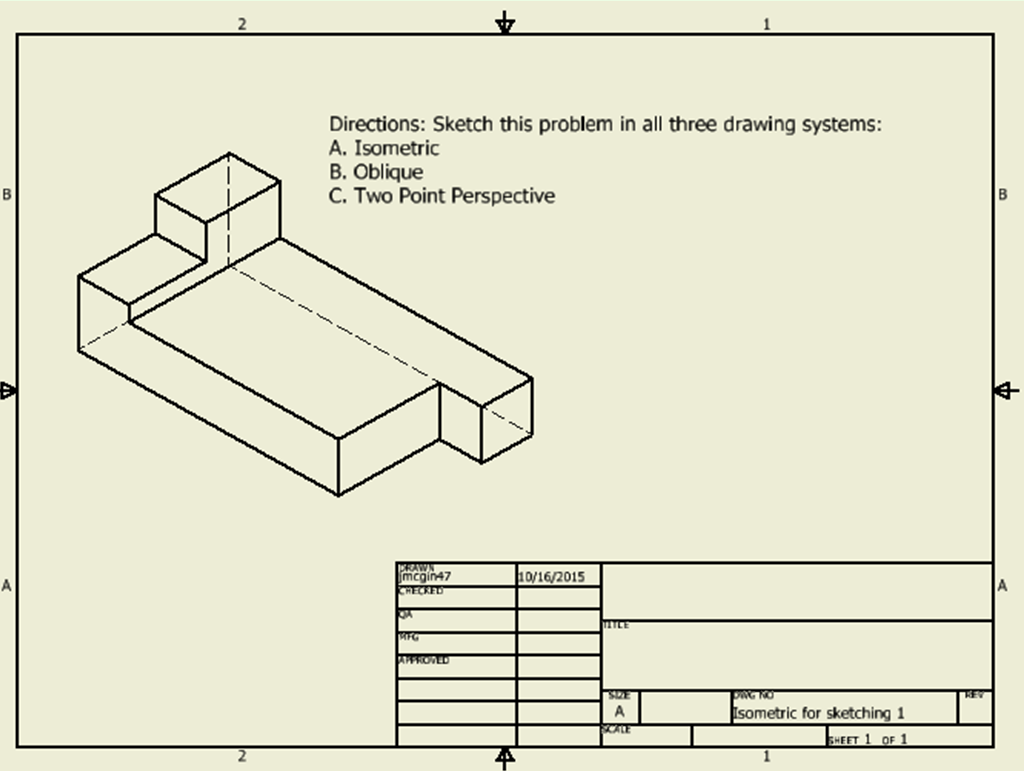 Nottingham Technology II: IED Practice Drawing Assessment