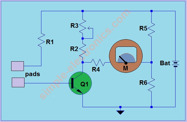 Simple Lie Detector Circuit | simple electronics