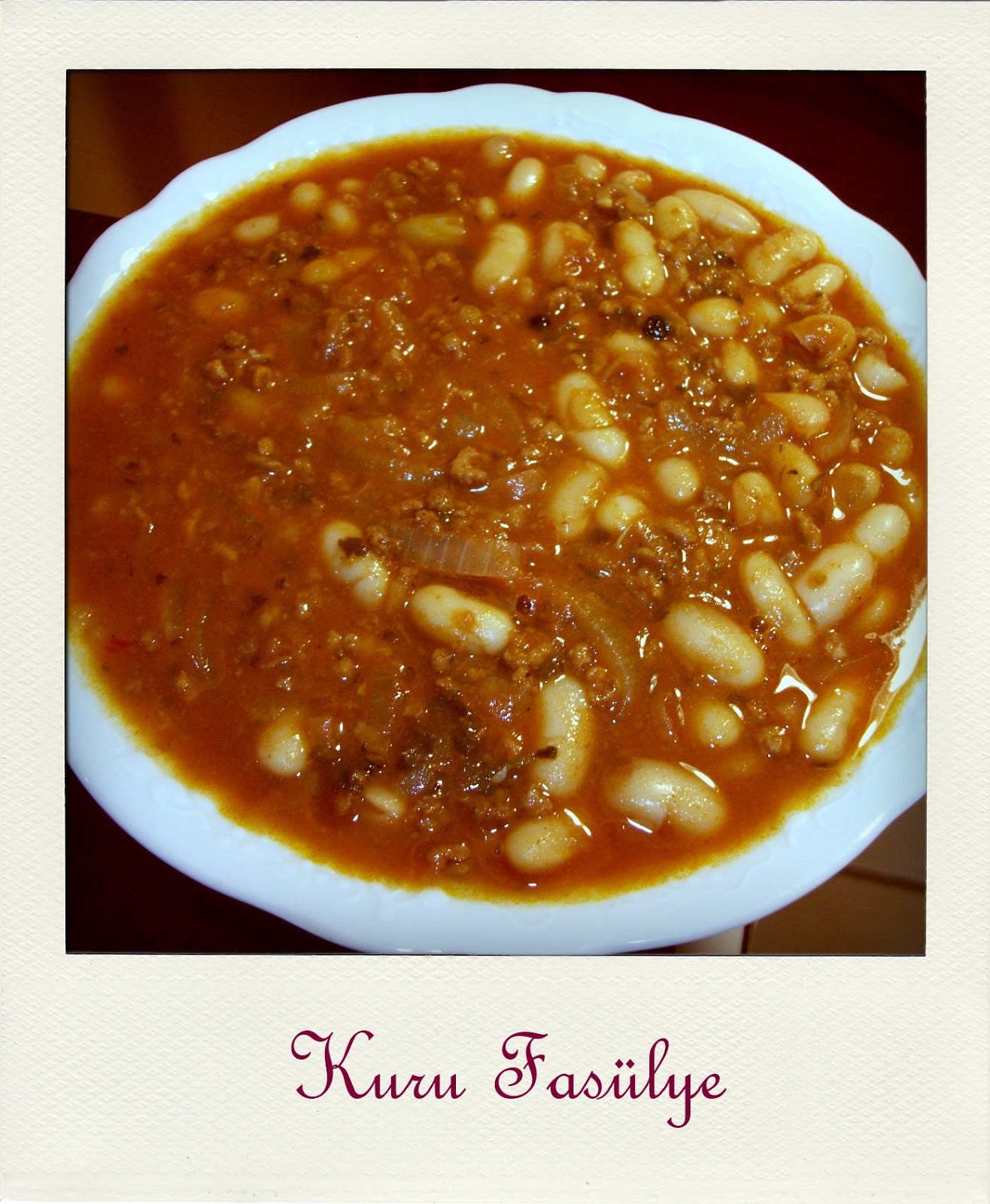 Brèves de gourmandise: Kuru Fasülye