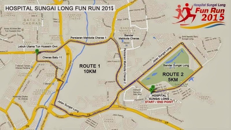 RUNNERIFIC: Hospital Sungai Long Fun Run 2015