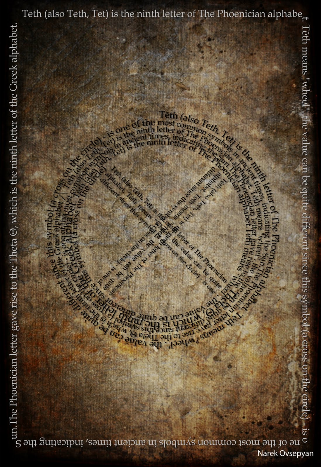 Narek Hovsepyan a.k.a. Zammin: Typography (Tēth: the ninth letter of ...