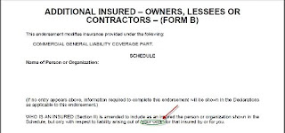 Red Hot Insurance.Net: The CG 2010 (11/85) - What You Should Know