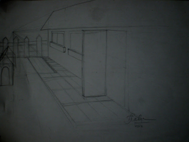 Thalia Maudina's Chefd'oeuvre: Opened Door (One point perspective ...