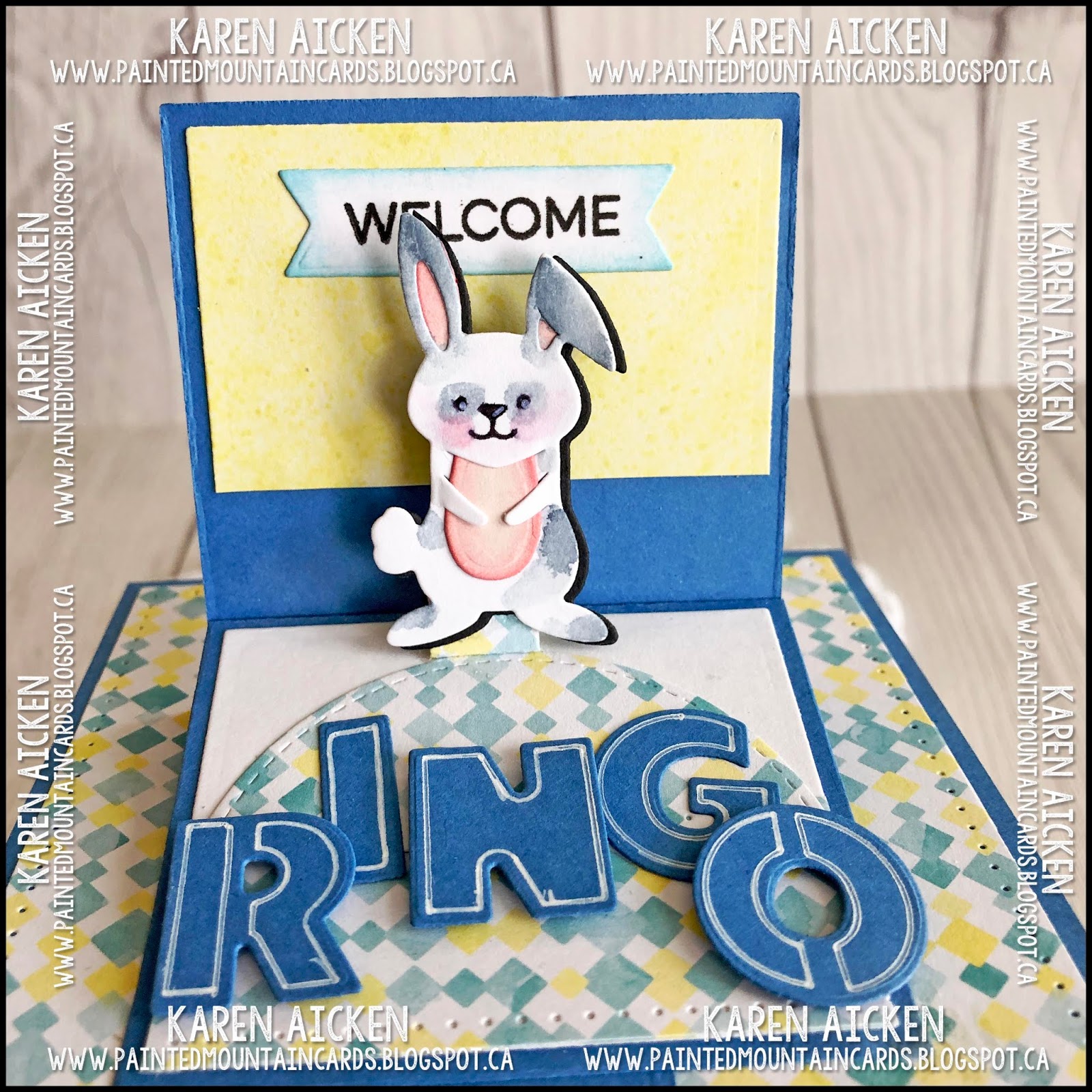 Painted Mountain Cards: Welcome Ringo Pop-Up Card