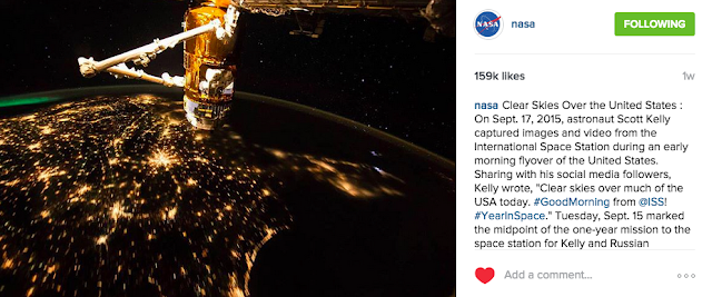 Mr. Gantt's Earth Science Lab Blog: @NASA's Beautiful Pictures on Instagram