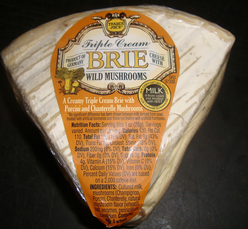 Anja Eats Cheese: German Brie with Mushrooms