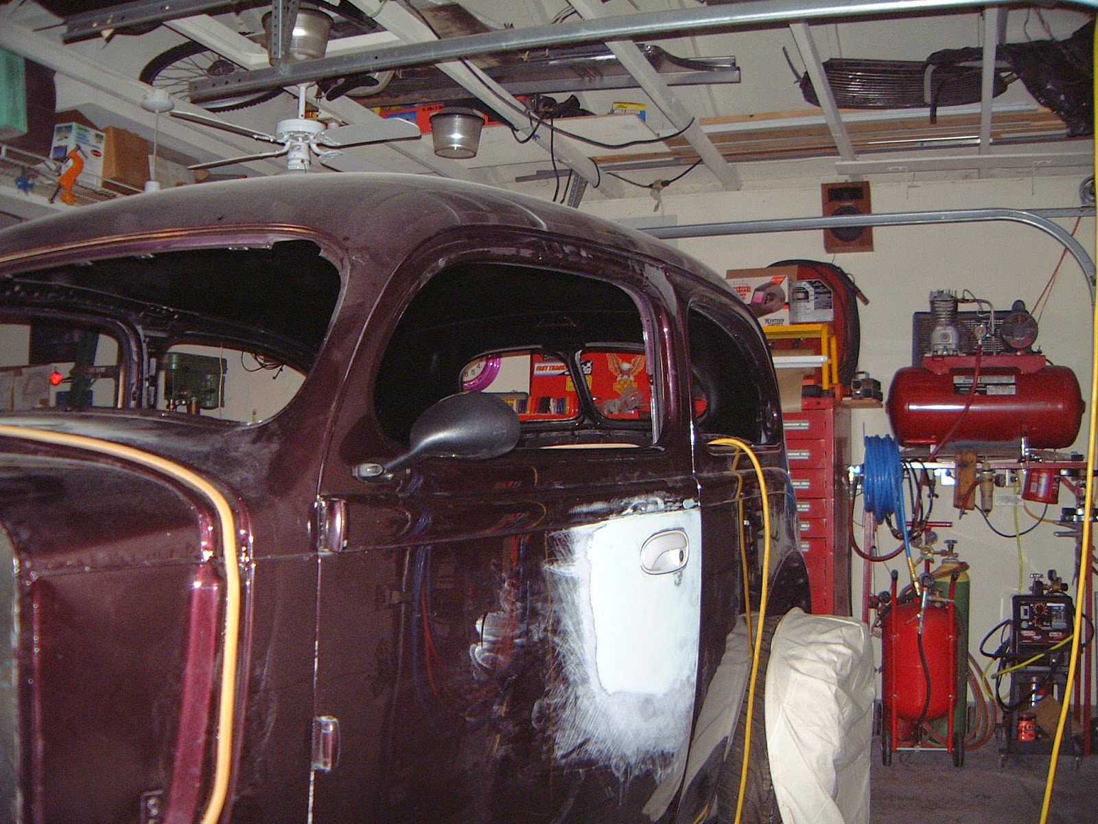 1937 Plymouth: The exterior rear view mirrors are called "California ...