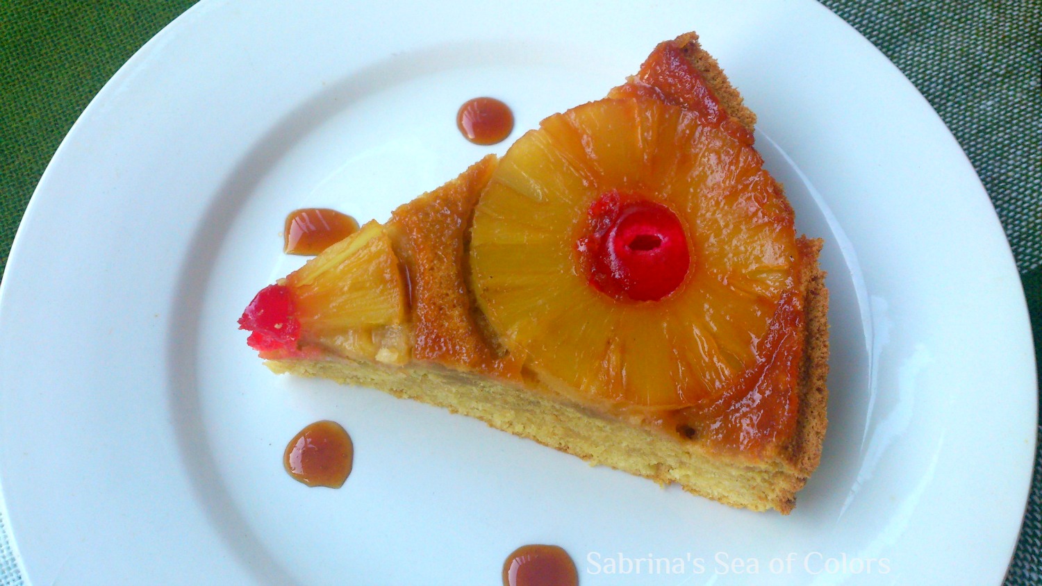 Tarta de piña, receta casera - Sabrina´s Sea of Colors