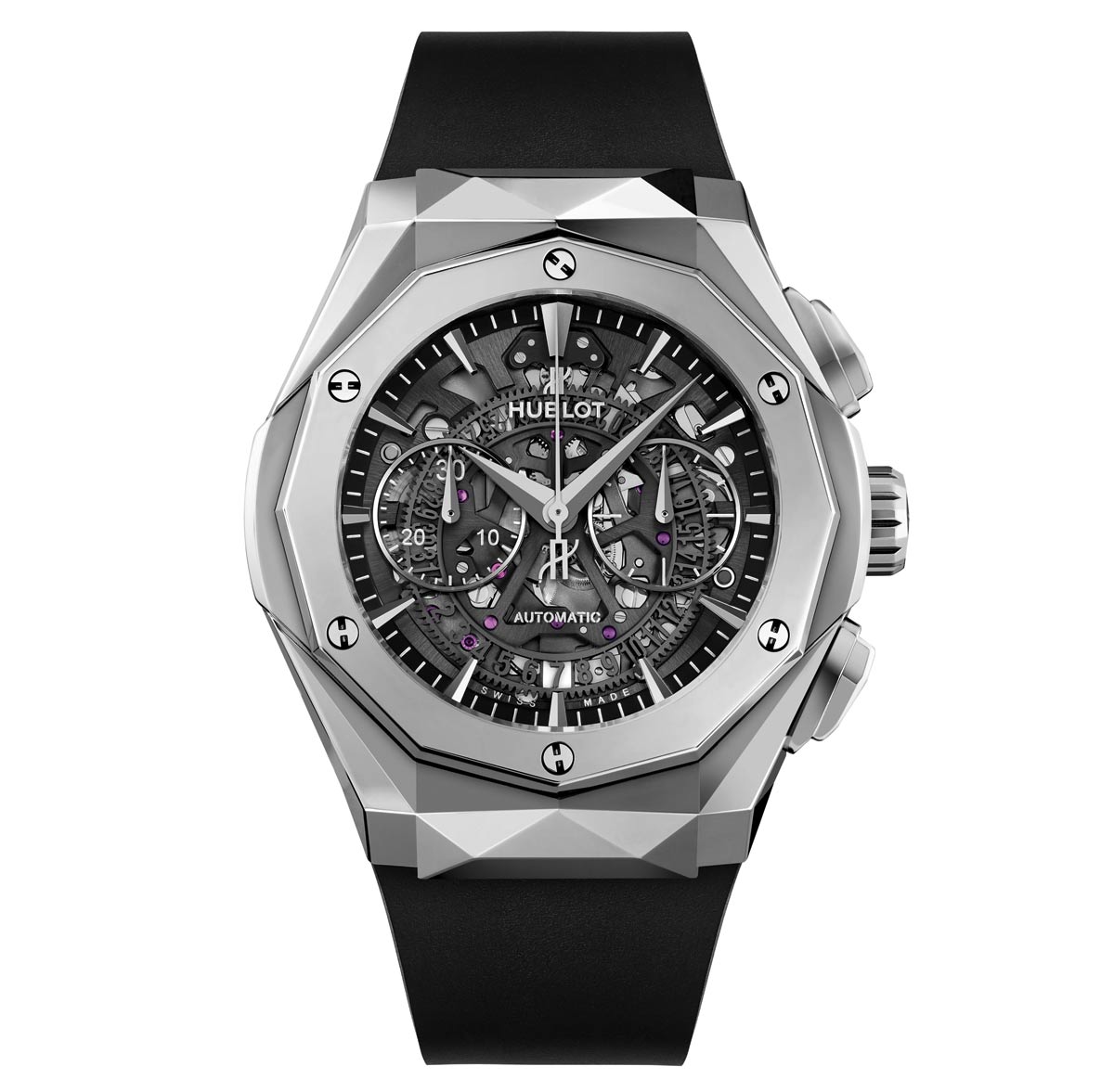 Hublot - Classic Fusion Aerofusion Chronograph Orlinski Titanium | Time ...