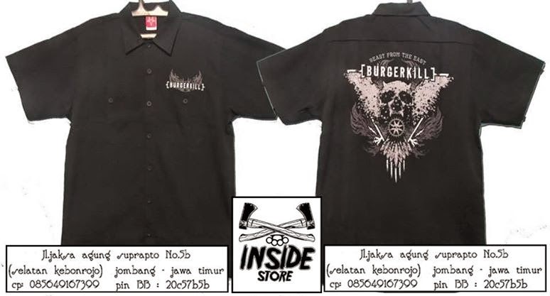 INSIDE STORE JOMBANG : CHRONIC ROCK MERCH (official BURGERKILL merch)