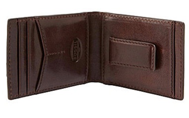 Boutique Malaysia: Fossil Phillips Flip Bifold Leather Mens Wallet with ...