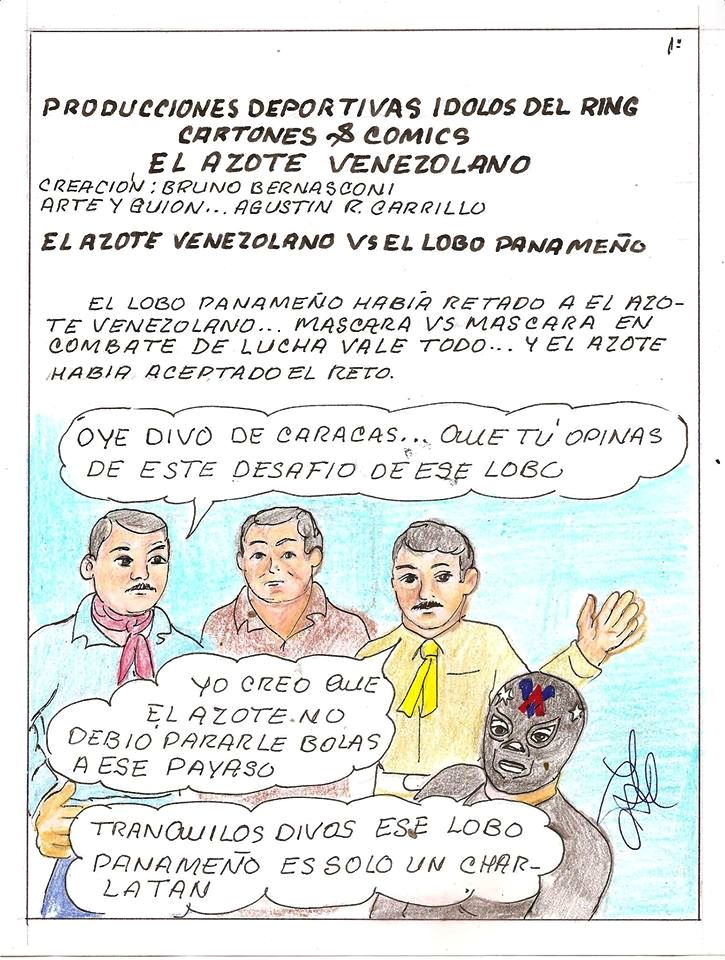 Elazotevenezolanoelblog: Comic El Azote Venezolano Vs. El Lobo Panameño
