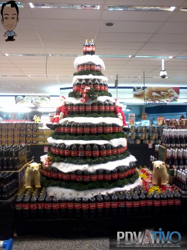 Árvore Natalina Coca Cola ~ PDV Ativo