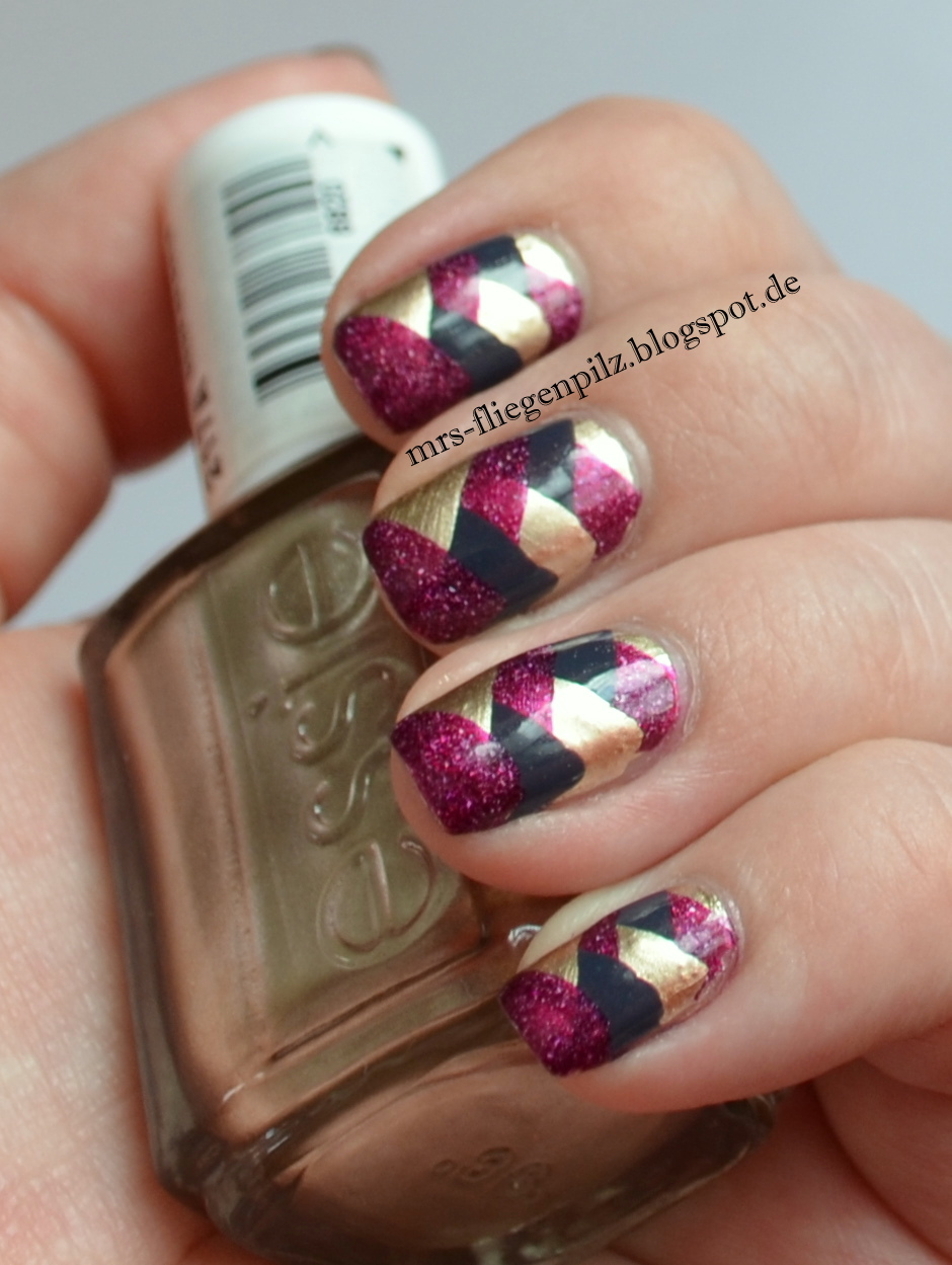 ElbLack : Nageldesign: Fishtail Braid Nails