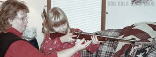 God, Gals, Guns, Grub: My daughter's first gun...