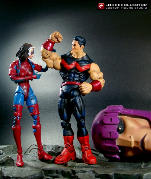 Loosecollector Custom Figures Archive: Wonderman : Olivetti-style