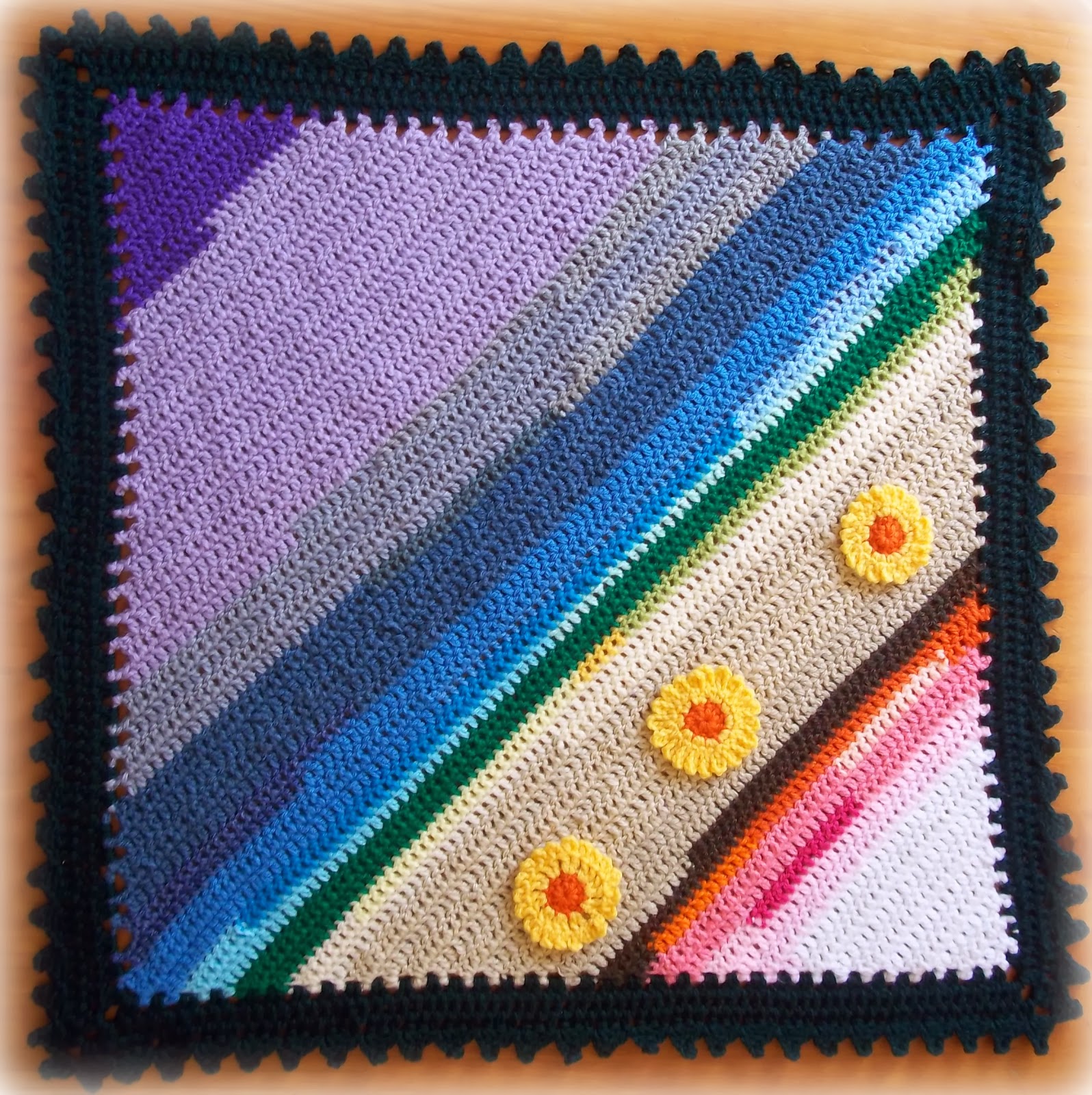 Zooty Owl's Crafty Blog: Diagonal Double Crochet / C2C Double Crochet