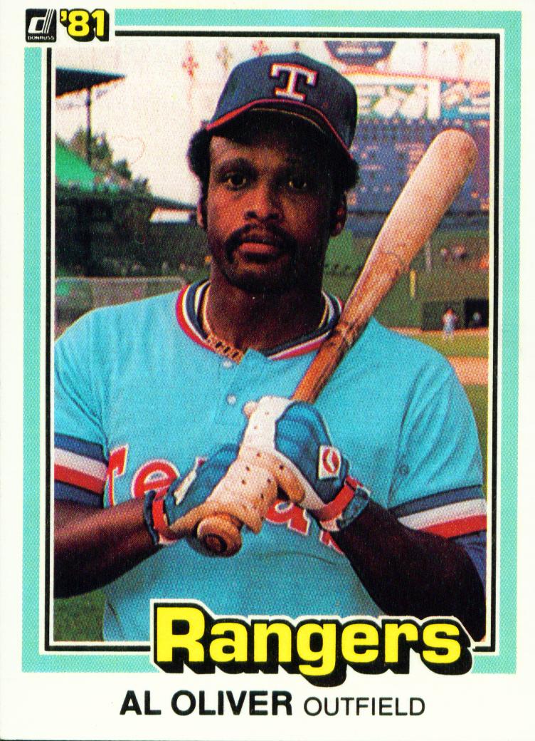 Texas Rangers Cards: Best Seasons: Al Oliver - 1980.