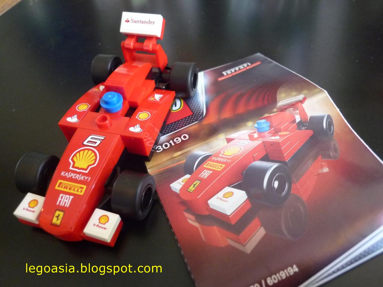Lego Asia: Coming Next Week - Shell Lego 30190 Ferrari Italia Review