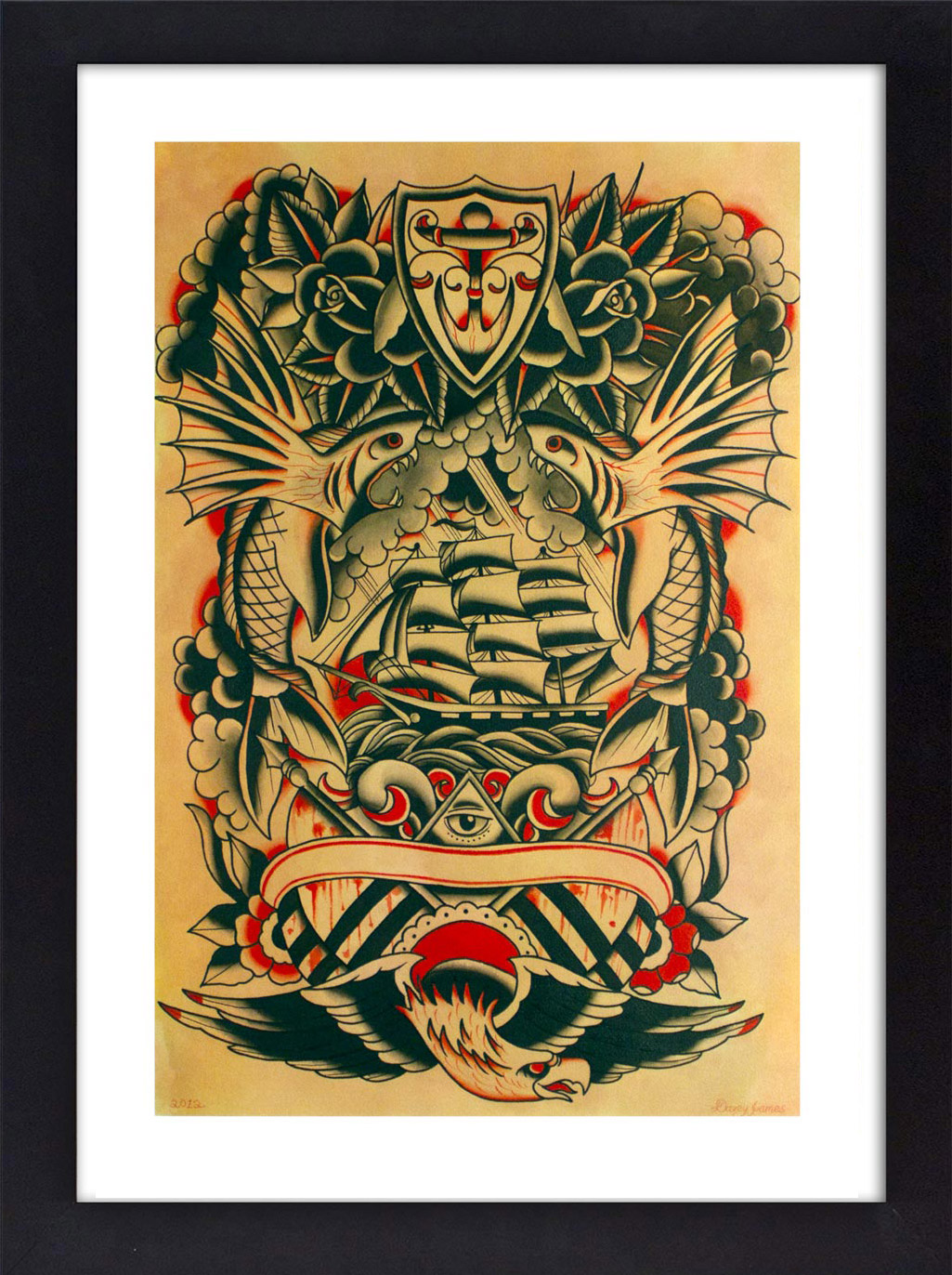 INSIDE THE ROCK POSTER FRAME BLOG: Mark Heggie Cracker Barrel Print and ...