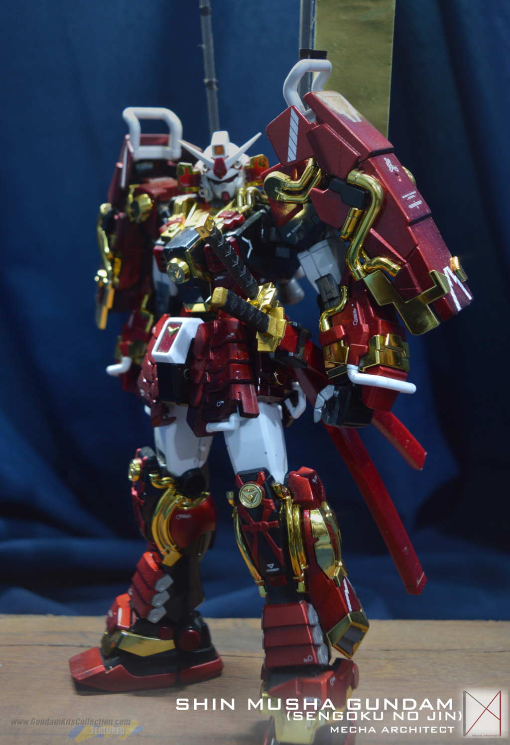 Custom Build: MG 1/100 Shin Musha Gundam (sengoku no Jin) ver. Mecha ...