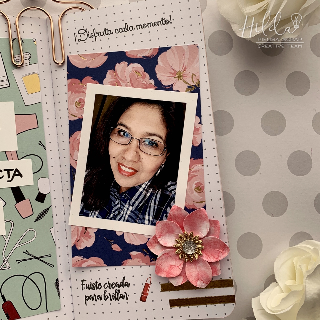 Hilda Designs: Reto de Abril en PS: Scrapbook Make Up