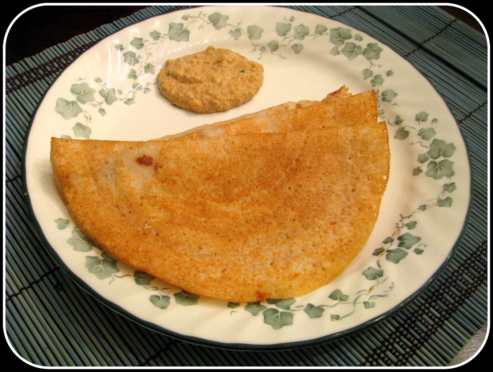 A Tribute to Cooking: Dosai/Masala Dosai
