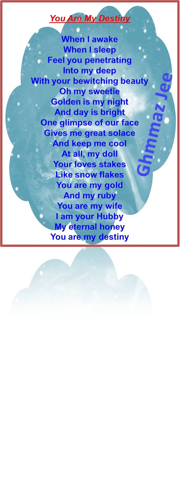 Beautylove and Poetry: You Are My Destiny (Poem)