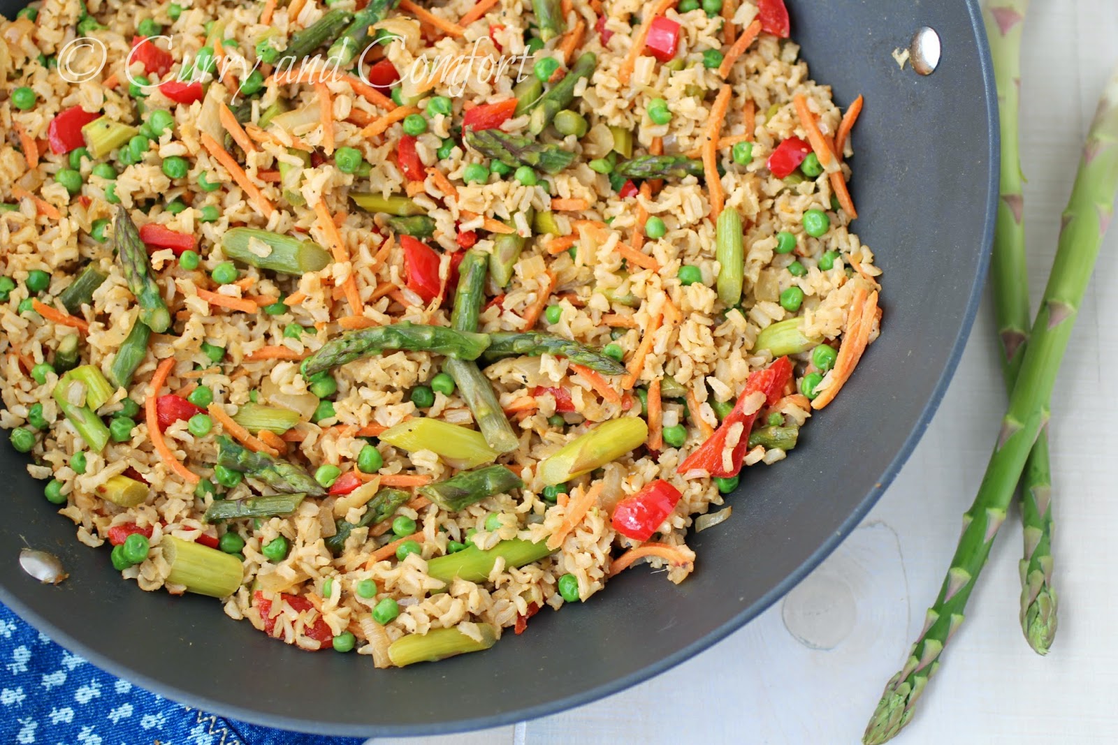 Kitchen Simmer: Spring Vegetable Fried Rice