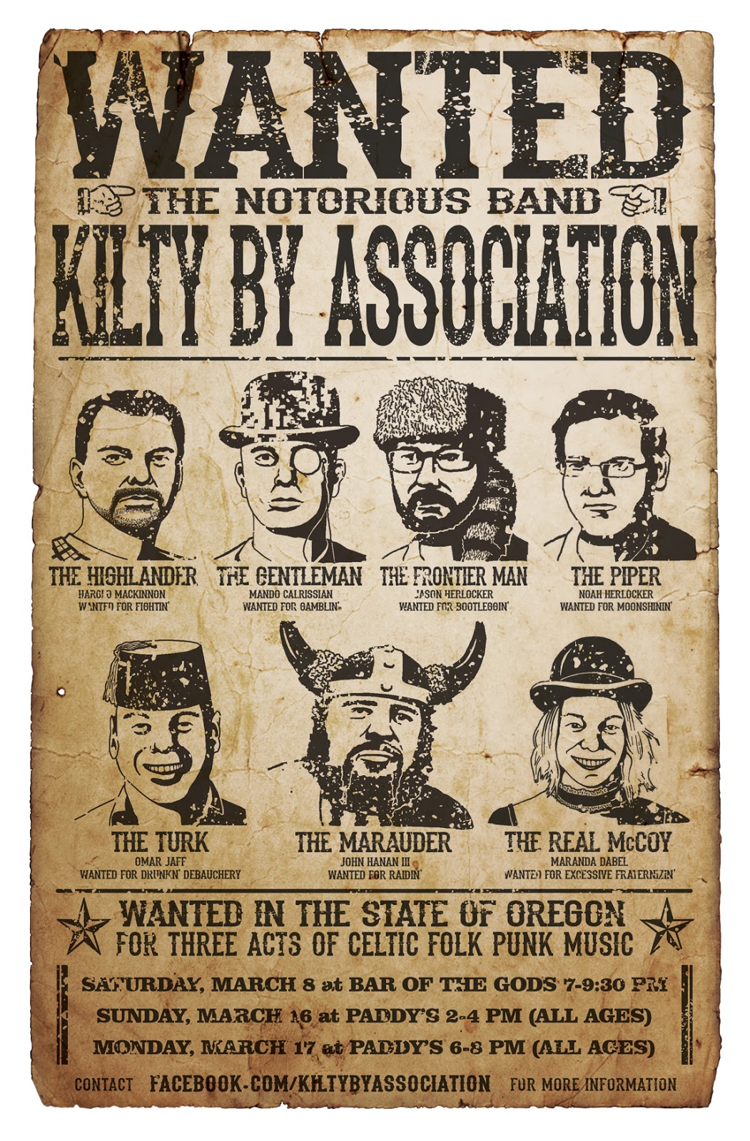 Zorcon's Word: March Gigs