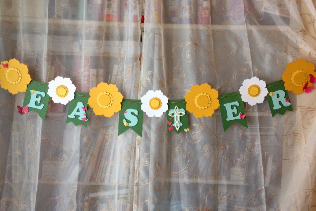 Easter Daffodil Banner - Floral Framelits | Midnight Crafting
