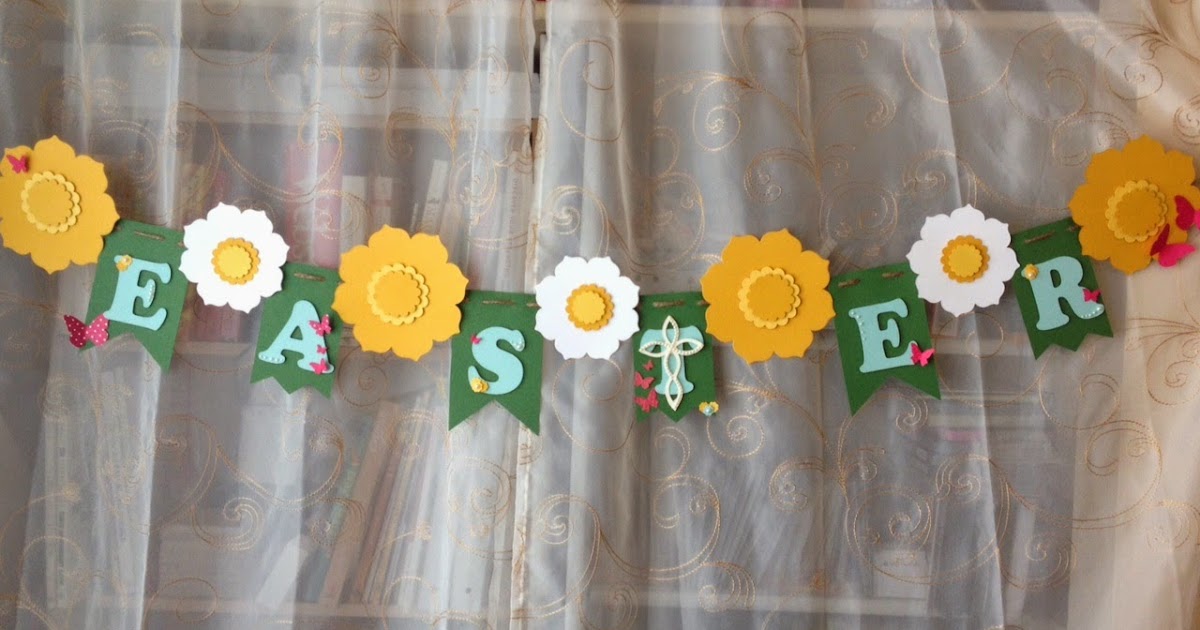 Easter Daffodil Banner - Floral Framelits | Midnight Crafting