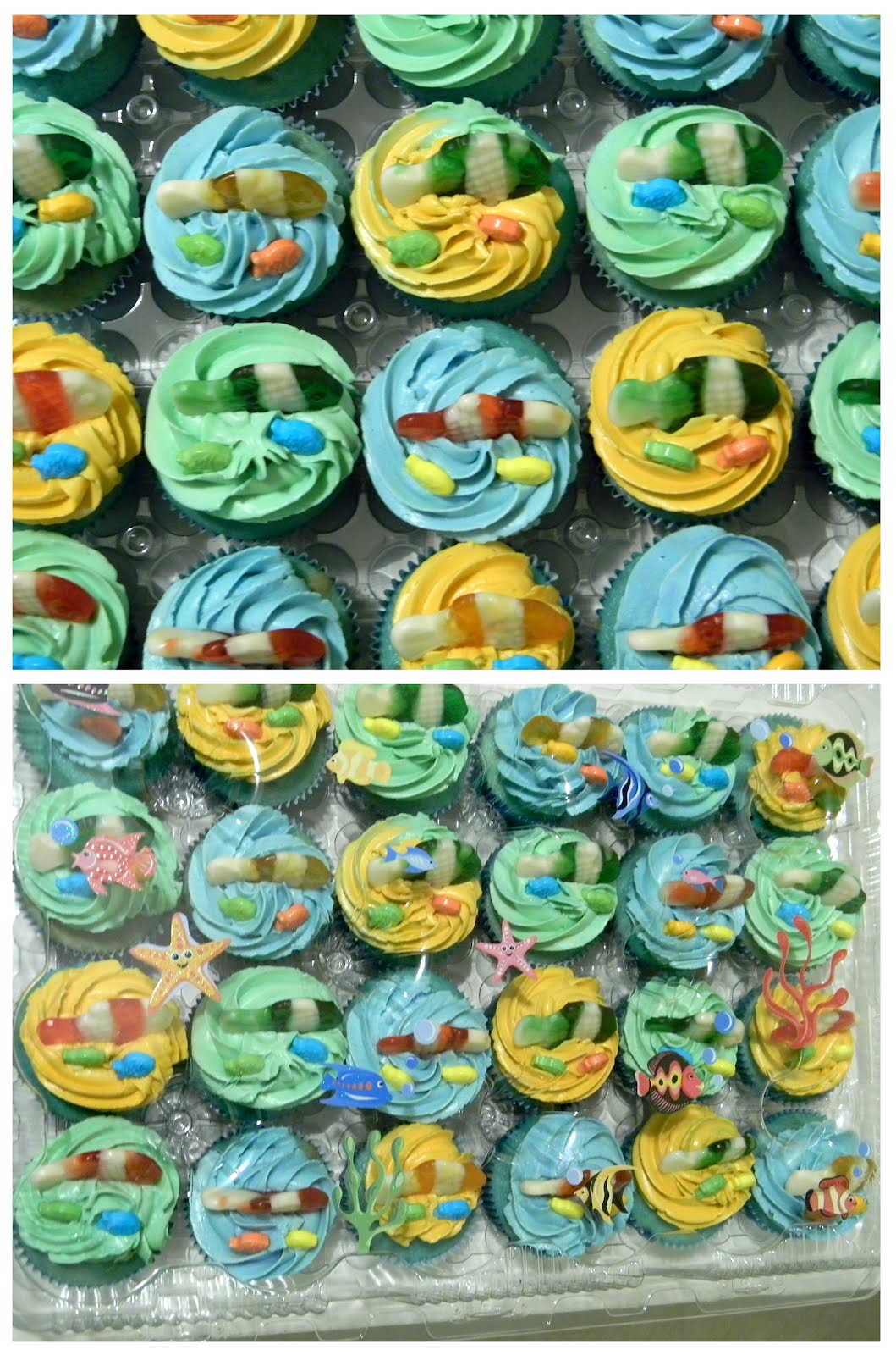 Little Shop of Treats: Birthday Cupcake Order - Fish Theme