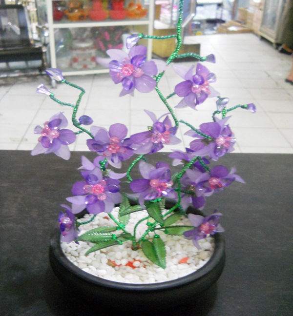 Kreasi Craft: Tutorial bunga dari manik dan mote