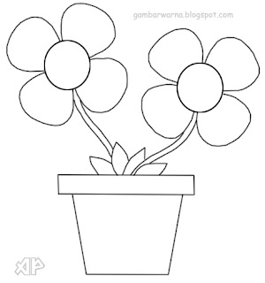 Mewarnai Bunga | Belajar Mewarnai Gambar