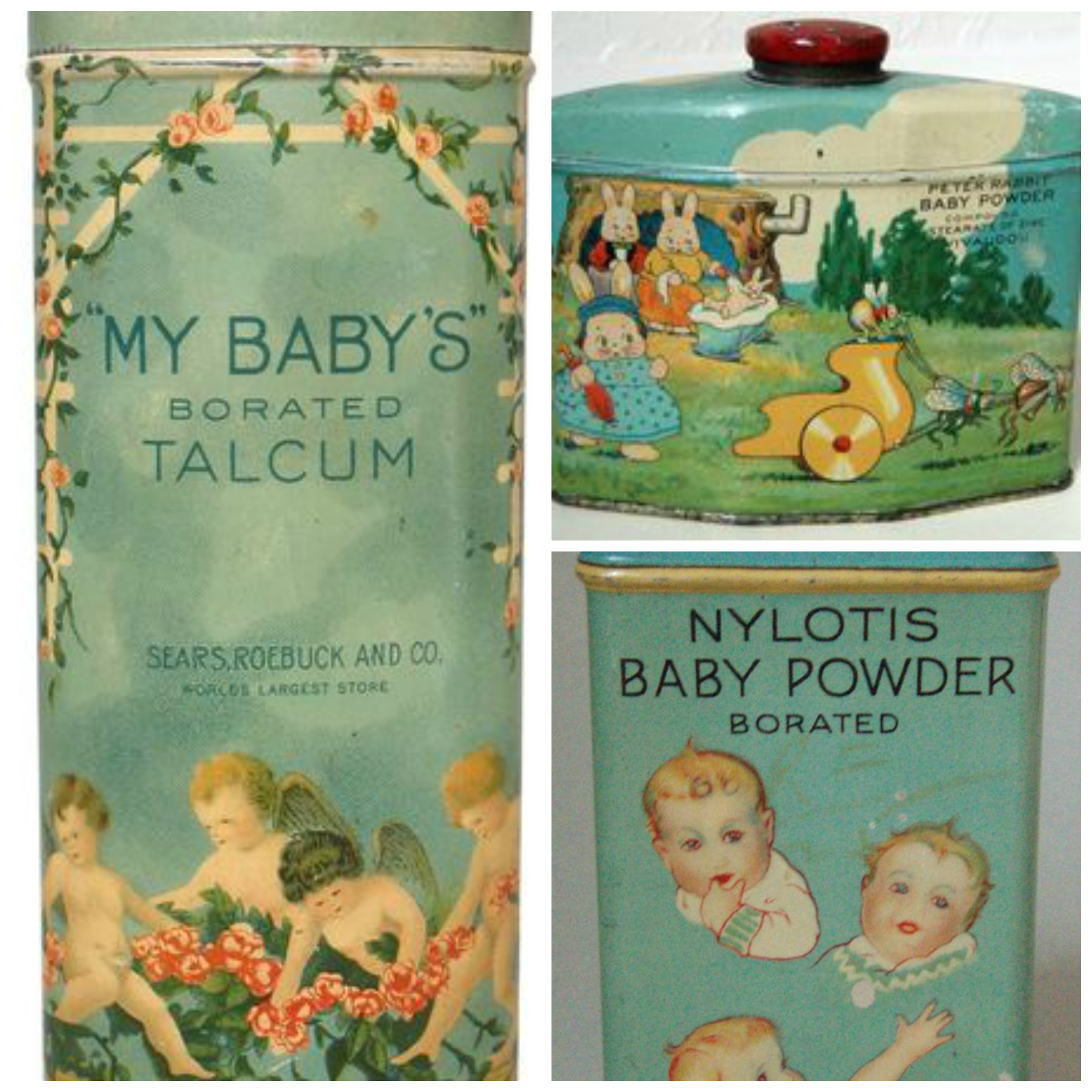 Zetta's Aprons: Baby Dot...Vintage Baby Powder Doll!